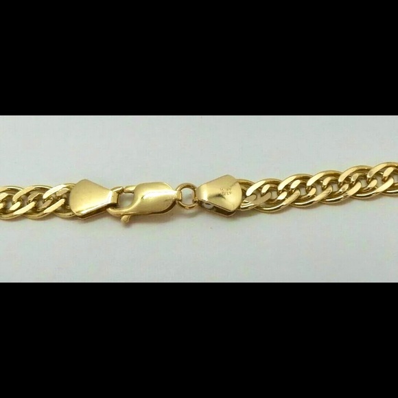 Accessories | 14k Italian Yellow Gold Italian Link Chain Necklace ...
